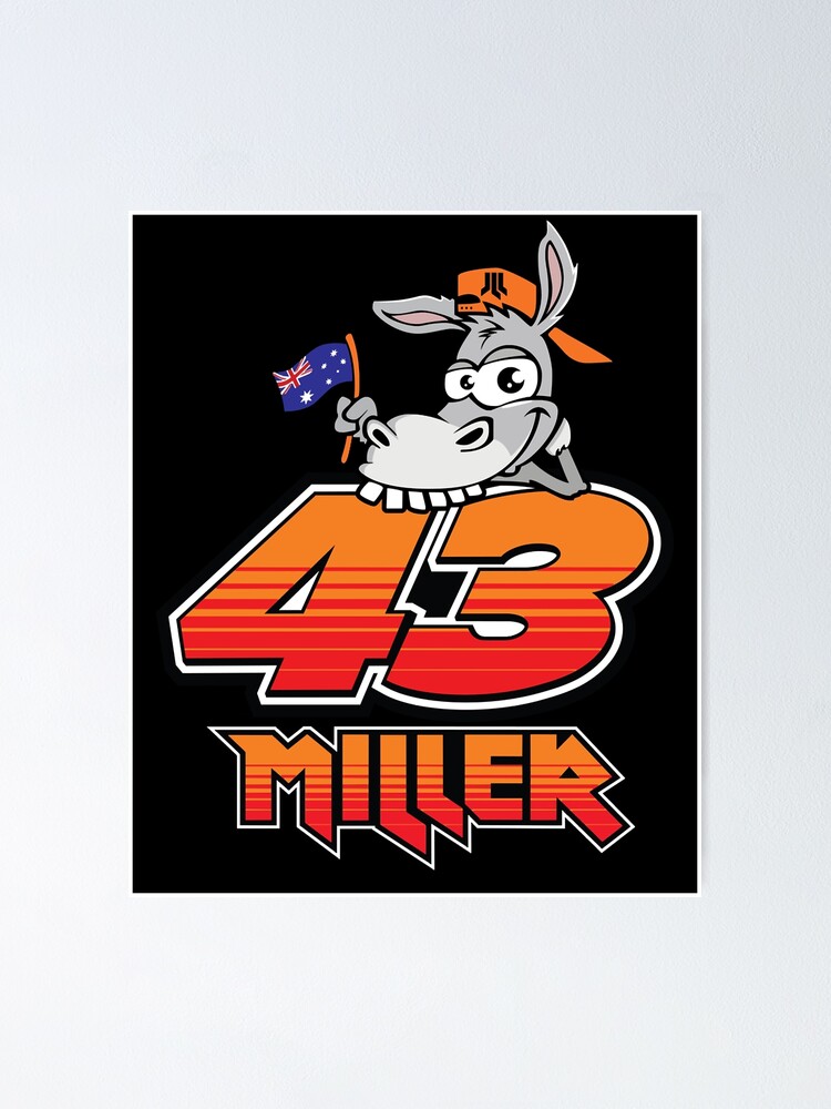 "Jack Miller 43 " Poster for Sale by LyllieMacbeanv | Redbubble
