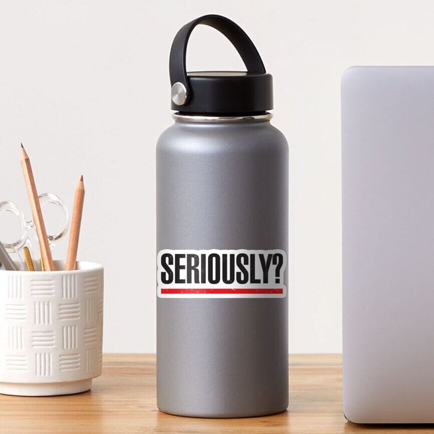 "Seriously? – Meredith Grey" Sticker for Sale by fandemonium | Redbubble