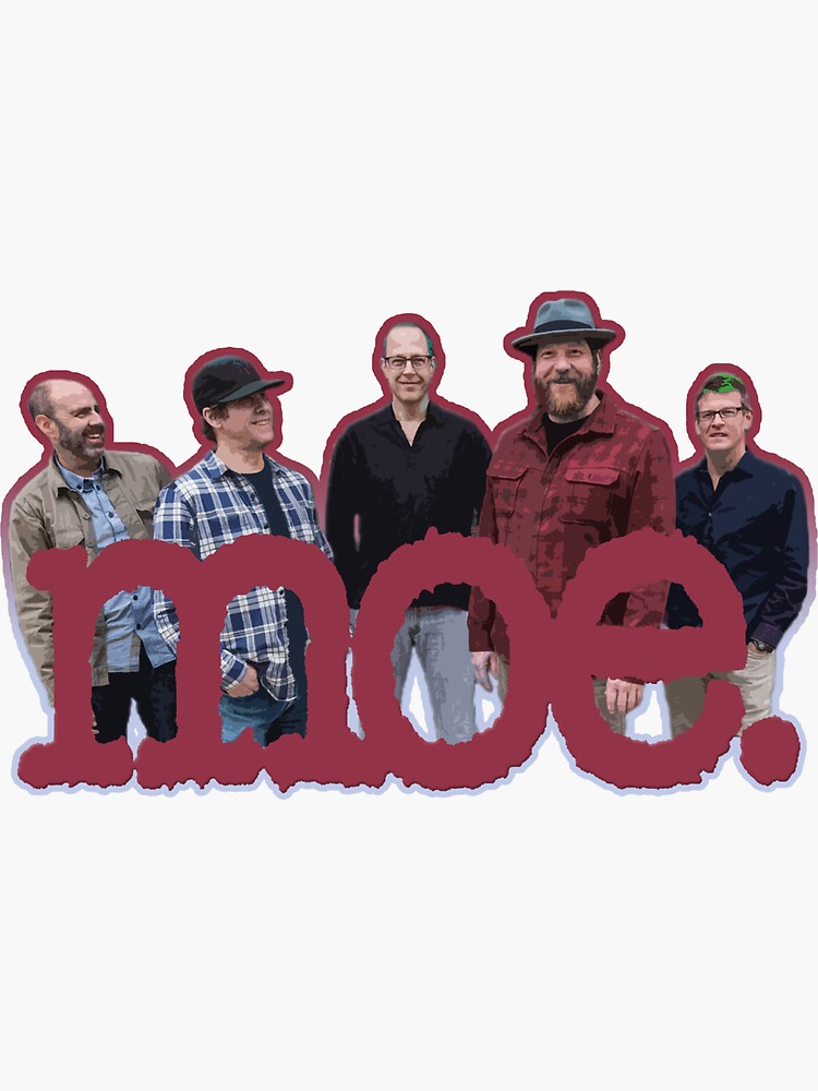 "MOE. BAND" Sticker by burungunta4 | Redbubble