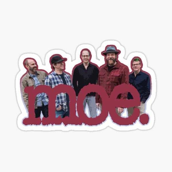 "MOE. BAND" Sticker by burungunta4 | Redbubble