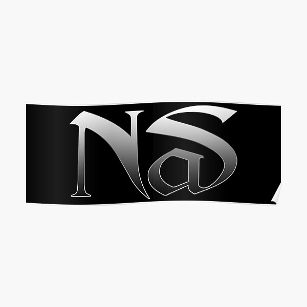 "Nas logo" Poster for Sale by BrightFutures | Redbubble