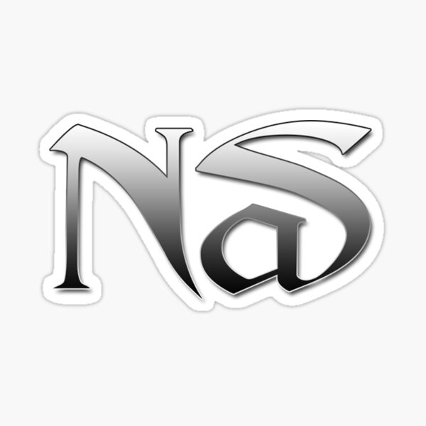 "Nas logo" Sticker for Sale by BrightFutures | Redbubble