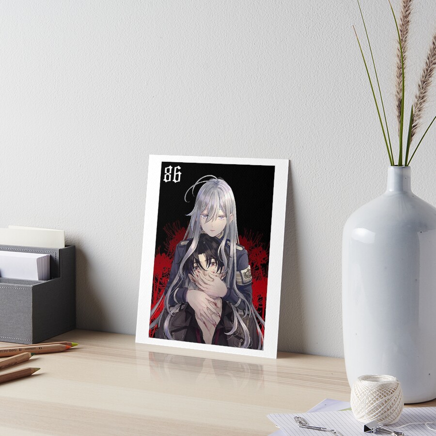 "86 Eighty Six - Shin and Lena" Art Board Print by Ammarattshop | Redbubble