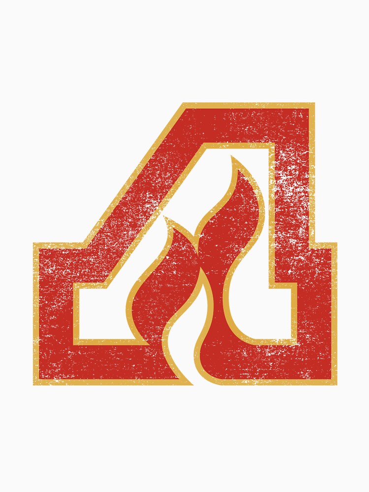 "Retro Atlanta flames - Vintage Logo" T-shirt for Sale by SSabretooth ...