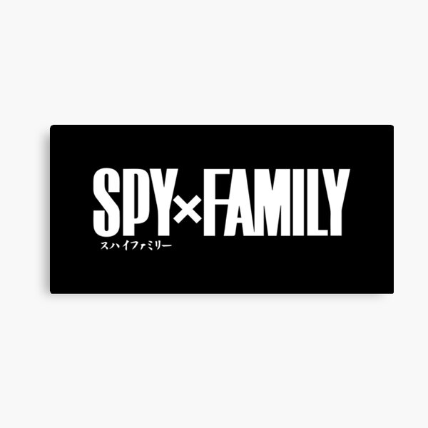 "Spy x Family Logo | Anime & Manga" Canvas Print for Sale by PopUpShirt ...
