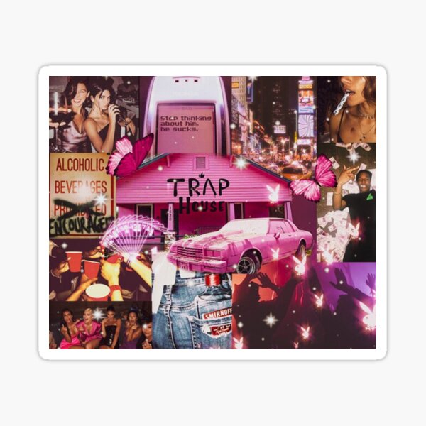 "Trap House" Sticker by thomaswills | Redbubble