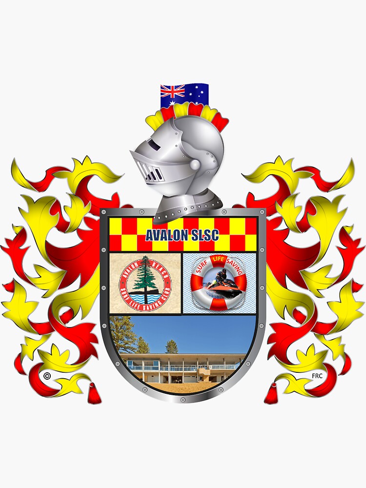" Avalon Beach SLSC Charity Coat of Arms" Sticker for Sale by ...