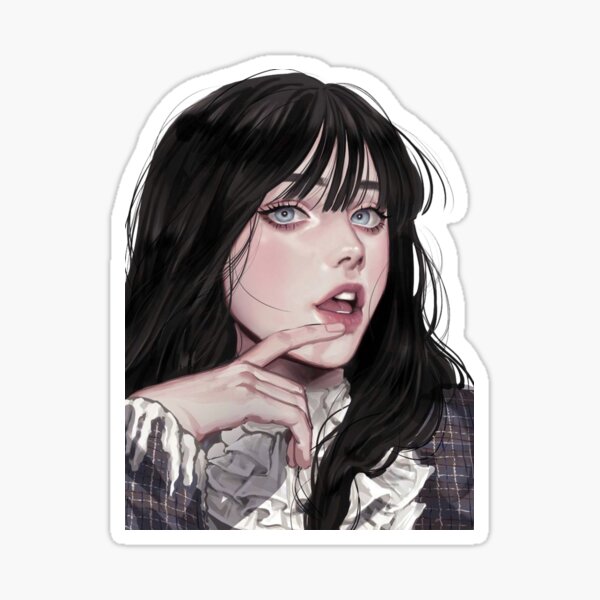 "Beautiful girl art" Sticker for Sale by Art-Boutique- | Redbubble