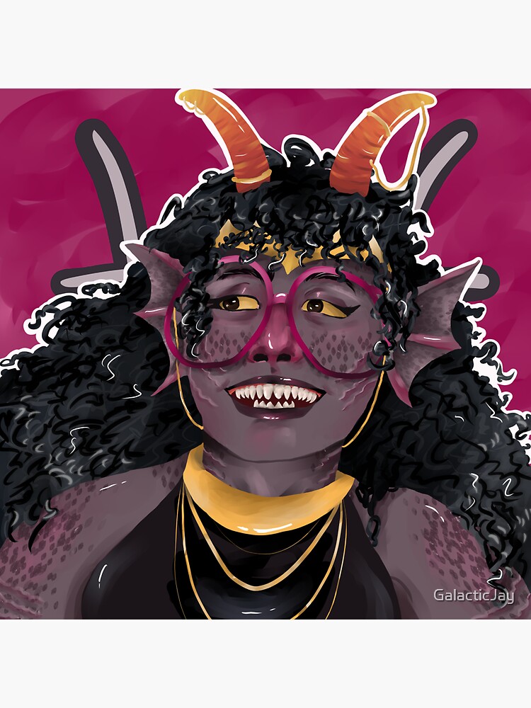 "Feferi Portrait " Sticker by GalacticJay | Redbubble