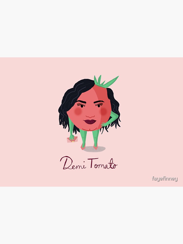"Demi Tomato" Sticker for Sale by fayefinney | Redbubble