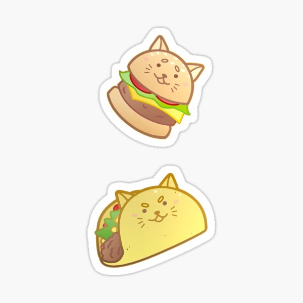 "Cat Food" Sticker by Elisecv | Redbubble