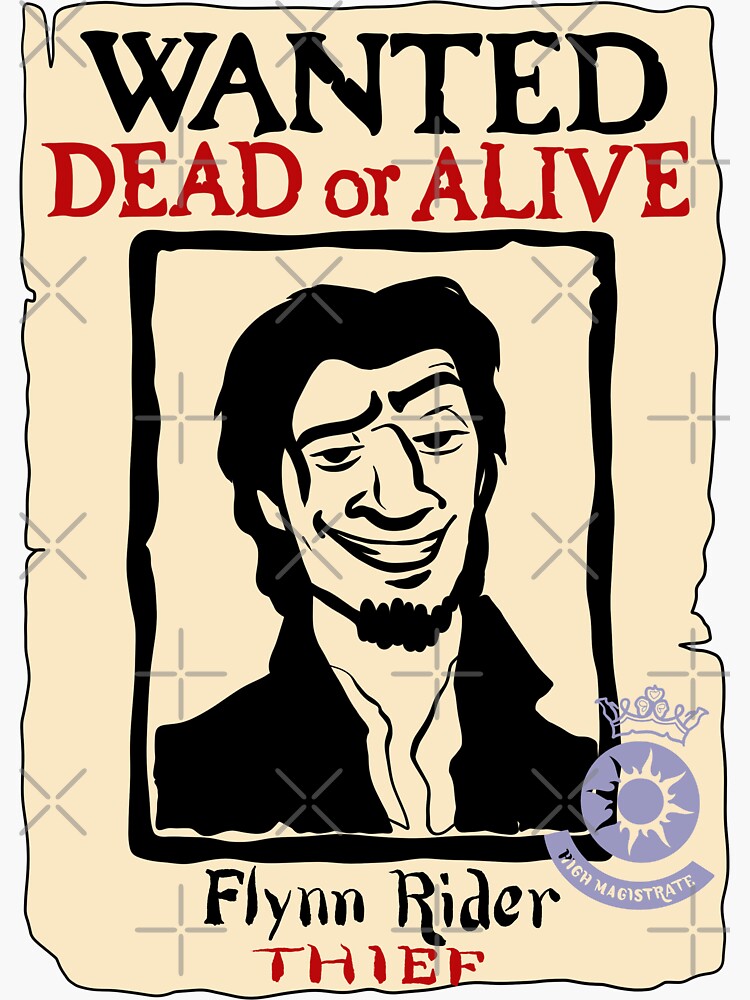 "Wanted Poster for Eugene Fitzherbert" Sticker for Sale by ...