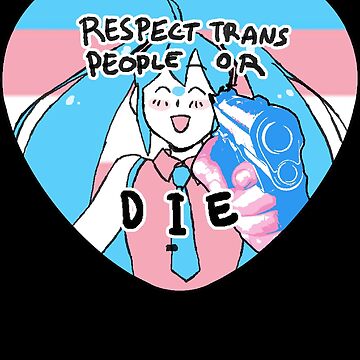 "Miku Says Trans Rights" Sticker for Sale by scamaccazflz539 | Redbubble