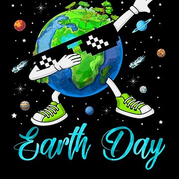 "Earth Day Rocks Dabbing Earth Day Design Protect Our Earth" Poster for ...