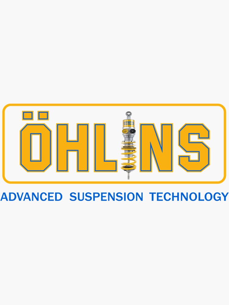 "Ohlins Racing Retro Classic T-Shirt" Sticker by NiklasBreese | Redbubble
