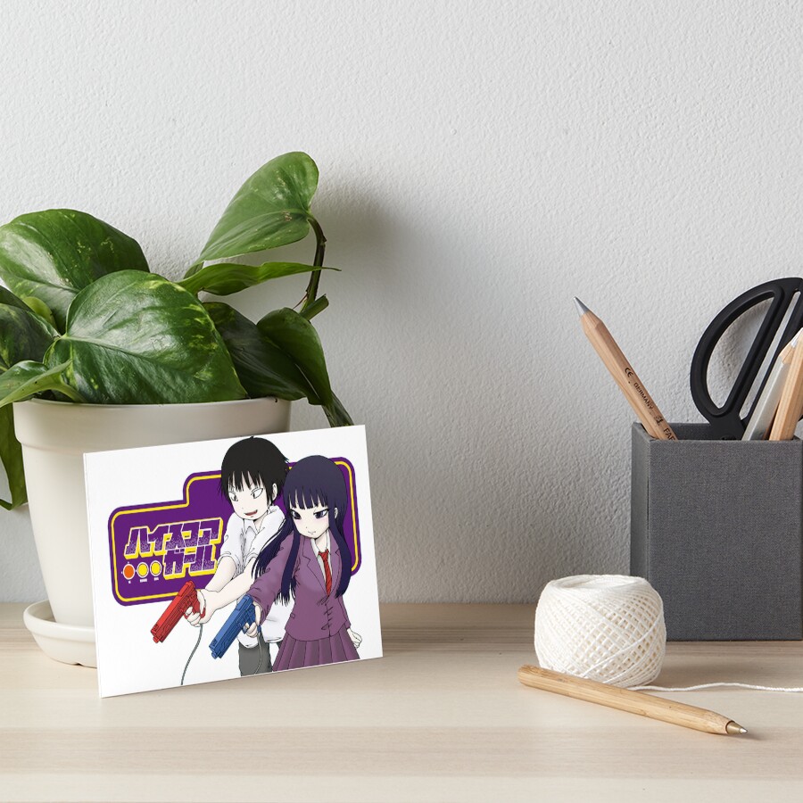 "Hi Score Girl - logo" Art Board Print by BaryonyxStore | Redbubble