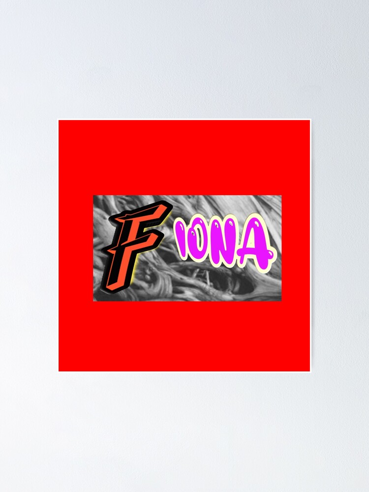 "Fiona" Poster for Sale by Galaxypoint | Redbubble
