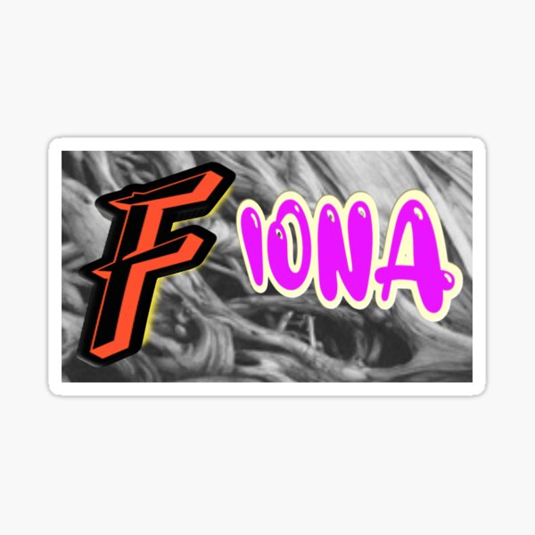 "Fiona" Sticker by Galaxypoint | Redbubble