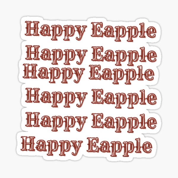 "Eapp" Sticker for Sale by AzayMedia | Redbubble