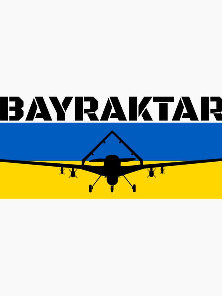 "Turkish Production Drone Bayraktar TB2 " Sticker by Violetpouadams ...