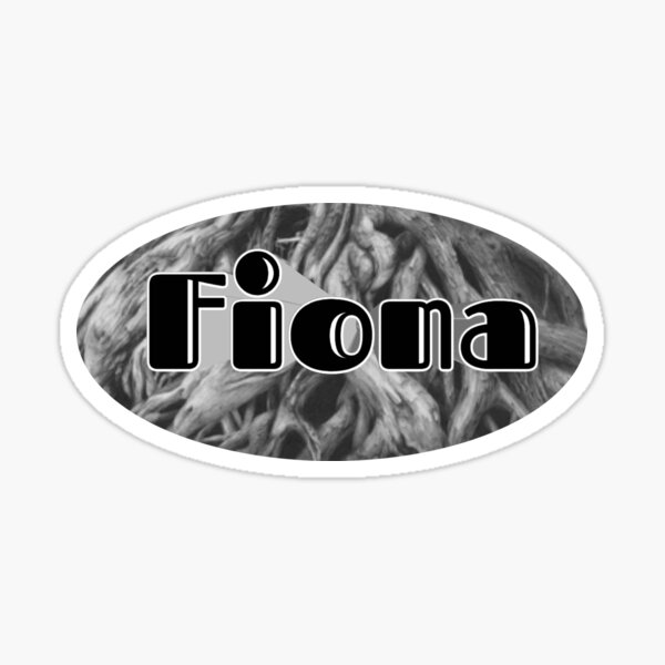"Fiona" Sticker by Galaxypoint | Redbubble