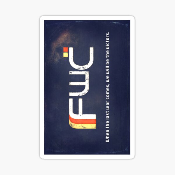 "faction" Sticker for Sale by pixel8it | Redbubble