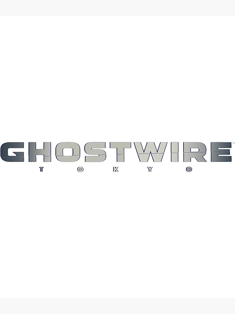 "Ghostwire Tokyo v1 logo" Poster by SoladoKinoto | Redbubble