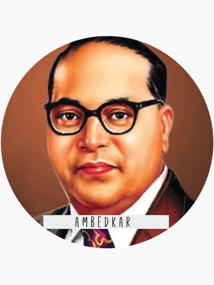 "Ambedkar " Sticker by KaeKason | Redbubble