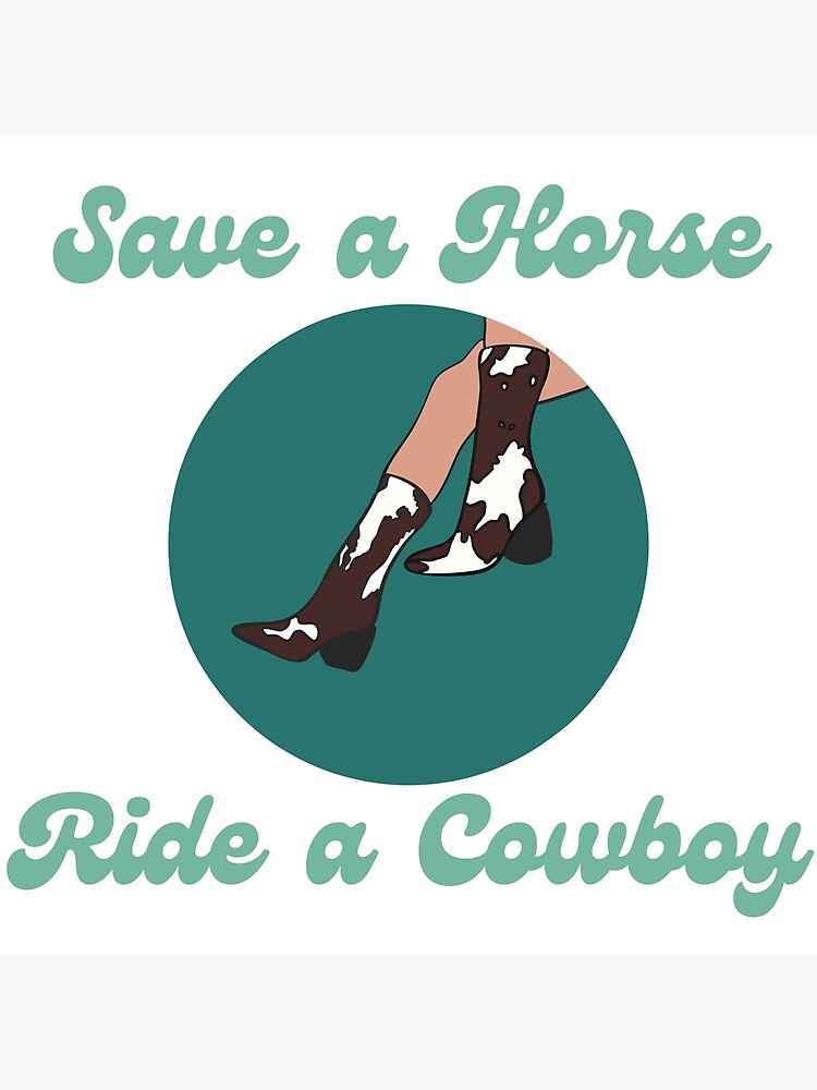 Póster «Despedida de soltera vaquera Guardar un caballo Montar un ...