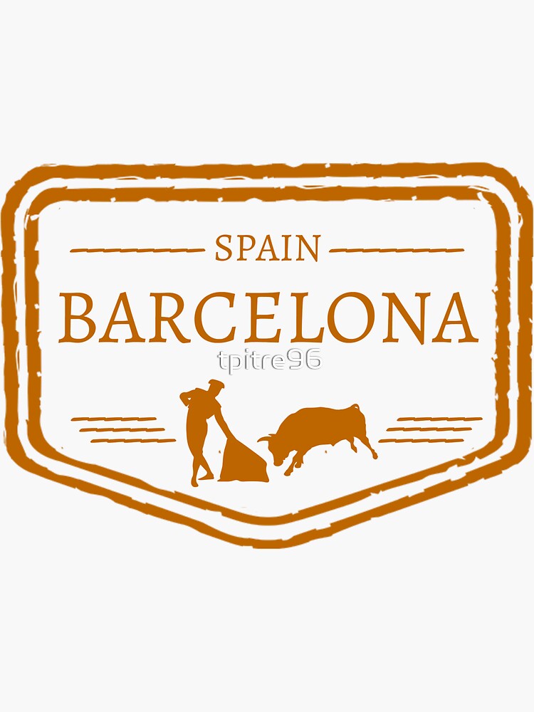 "Spain Stamp" Sticker for Sale by tpitre96 | Redbubble