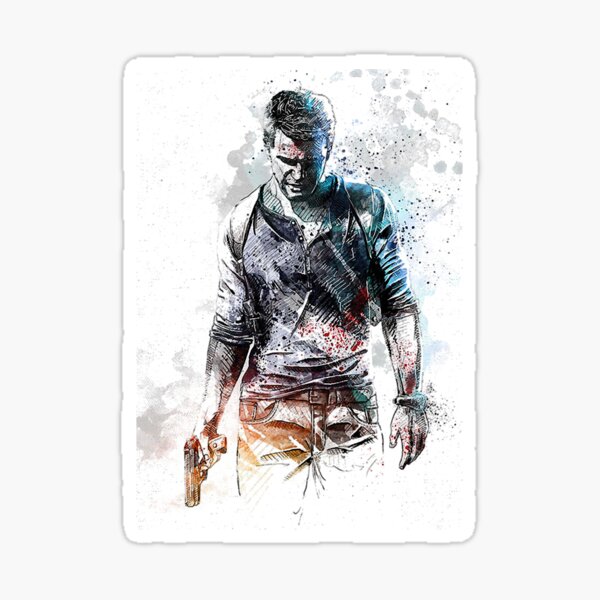 "Nathan Drake, Uncharted" Sticker by toccarrahi30 | Redbubble