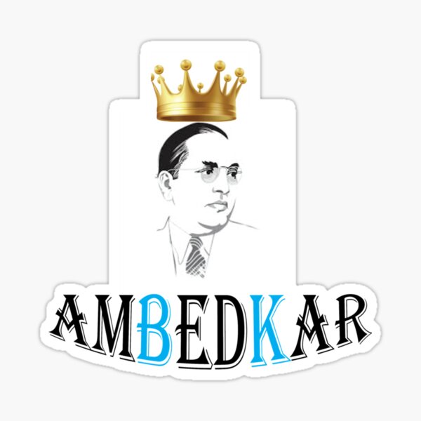 "Ambedkar " Sticker for Sale by KaeKason | Redbubble