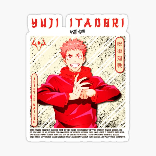 "Yuji Itadori" Sticker by Jujutsu17 | Redbubble
