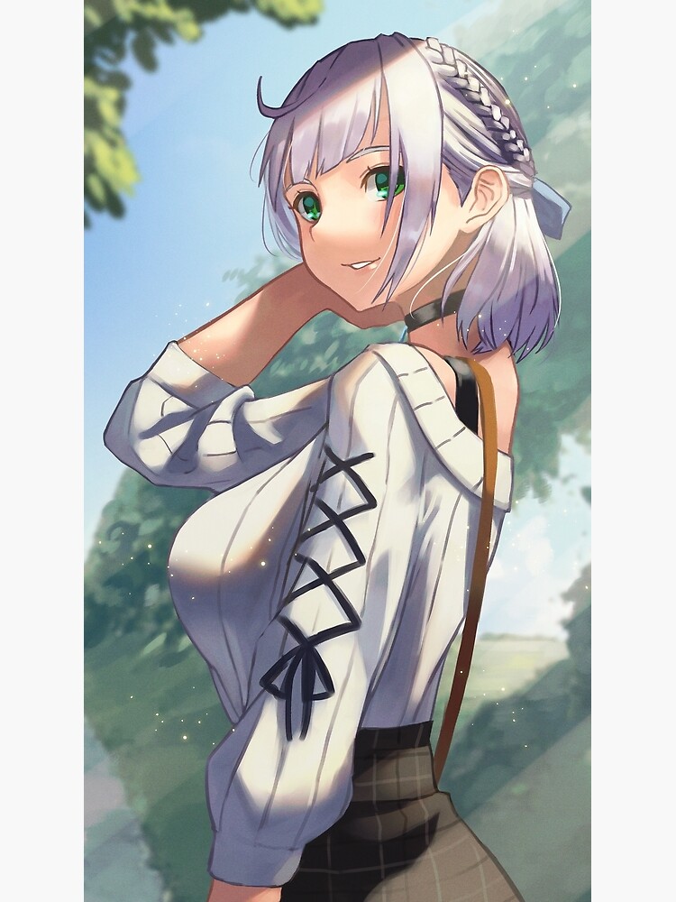Hentai Cute Girl Anime Poster For Sale By Mrkorecki Redbubble