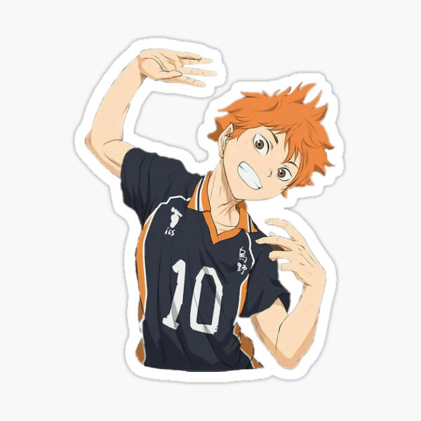 "Hinata Shoyo" Sticker by Mariosketch | Redbubble