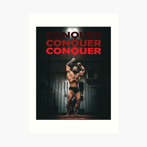 "best seller Chris Bumstead -CBUM GYM motivation Poster" Art Print for ...