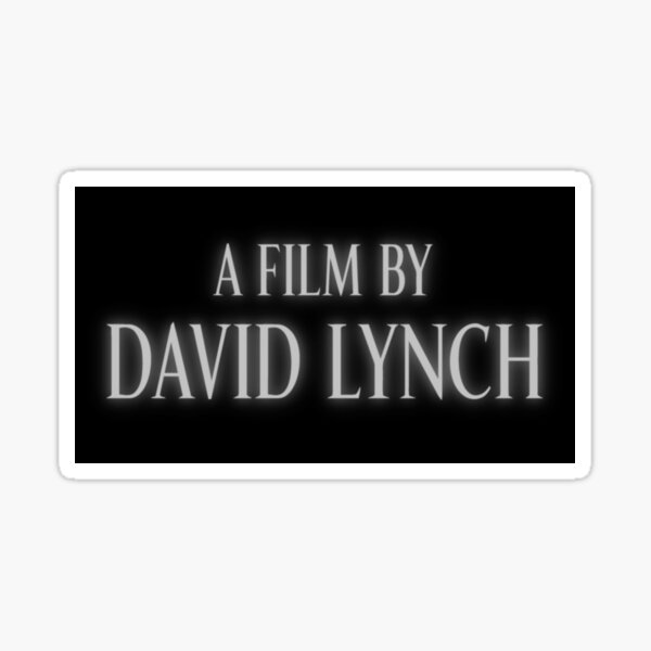 "Best Selling - David Lynch classic art" Sticker by kendrickdoktzns ...