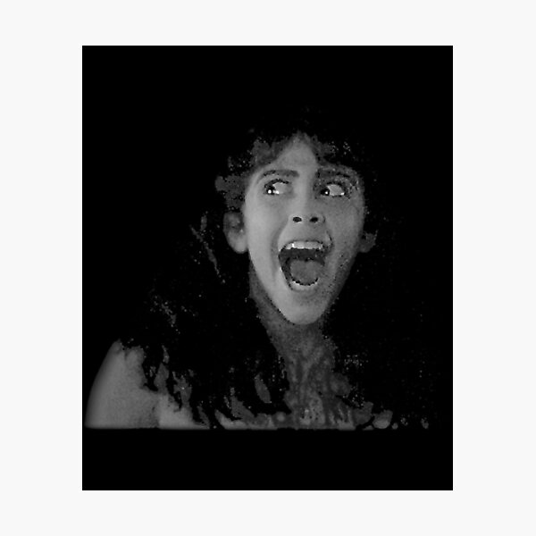 Lámina fotográfica «Sleepaway Camp Angela Scream Película de terror ...