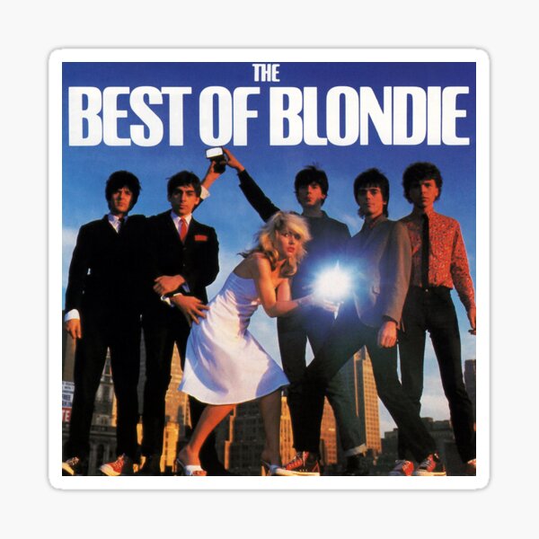 "Blondie the best of blondie" Sticker by JenicaAndersen | Redbubble