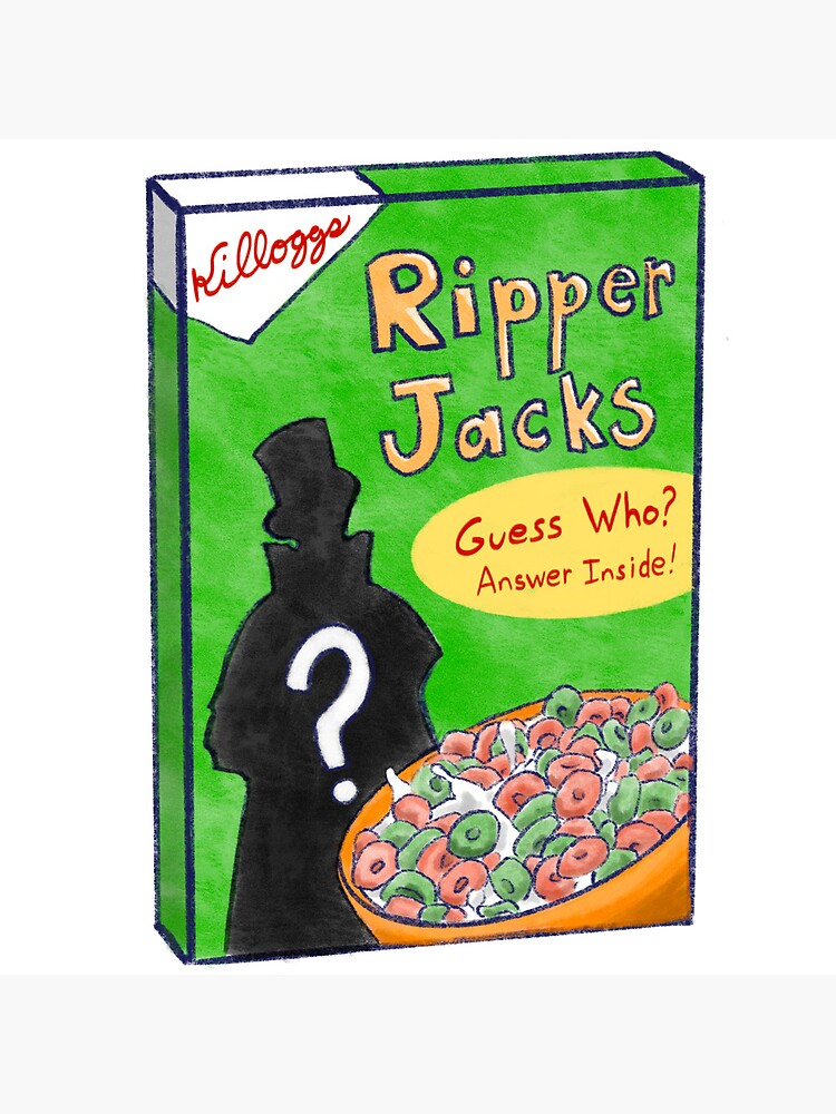 "Ripper Jacks Cereal Killer" Poster for Sale by burgundybadger | Redbubble