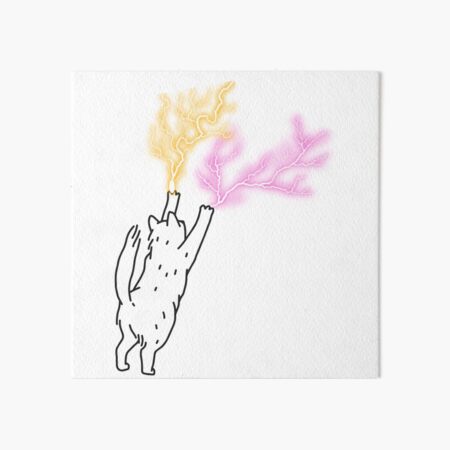 "Kitty Cat Lightning Of Cute Black Cat Emitting Lightning Bolts, For ...