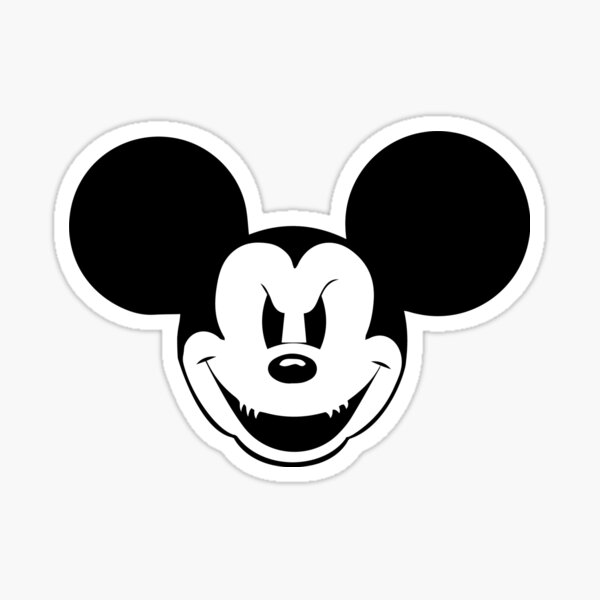 "Evil Mouse" Sticker for Sale by GdLkngCrps | Redbubble