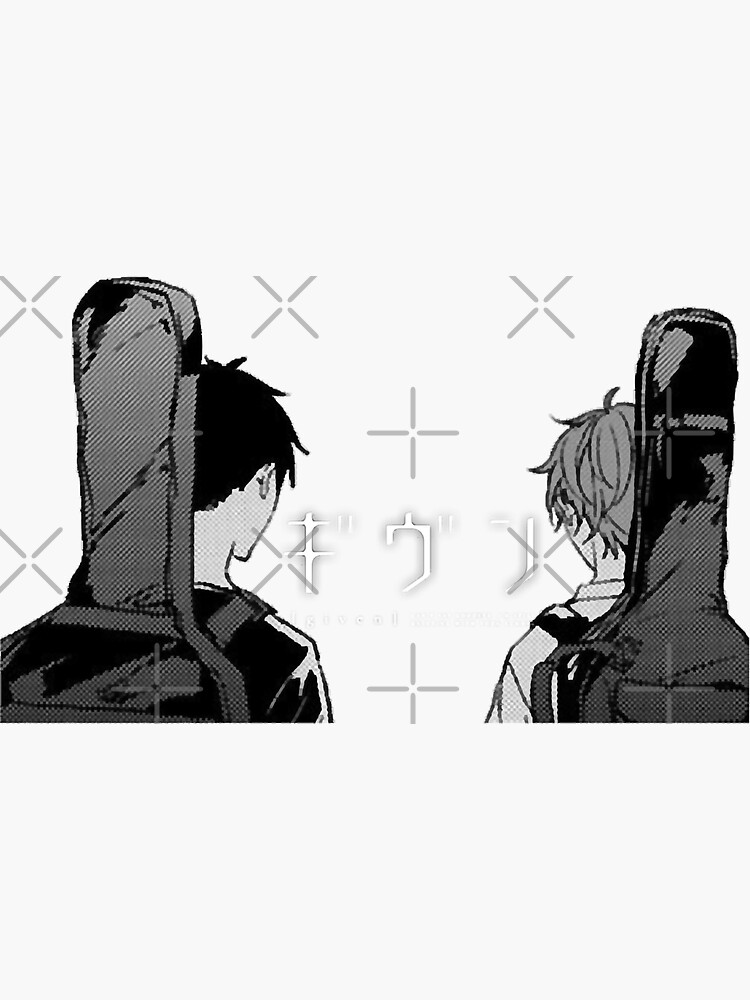 "Given Mangaanime Mafuyu X Uenoyama Themed Design Cute Gifts" Sticker ...