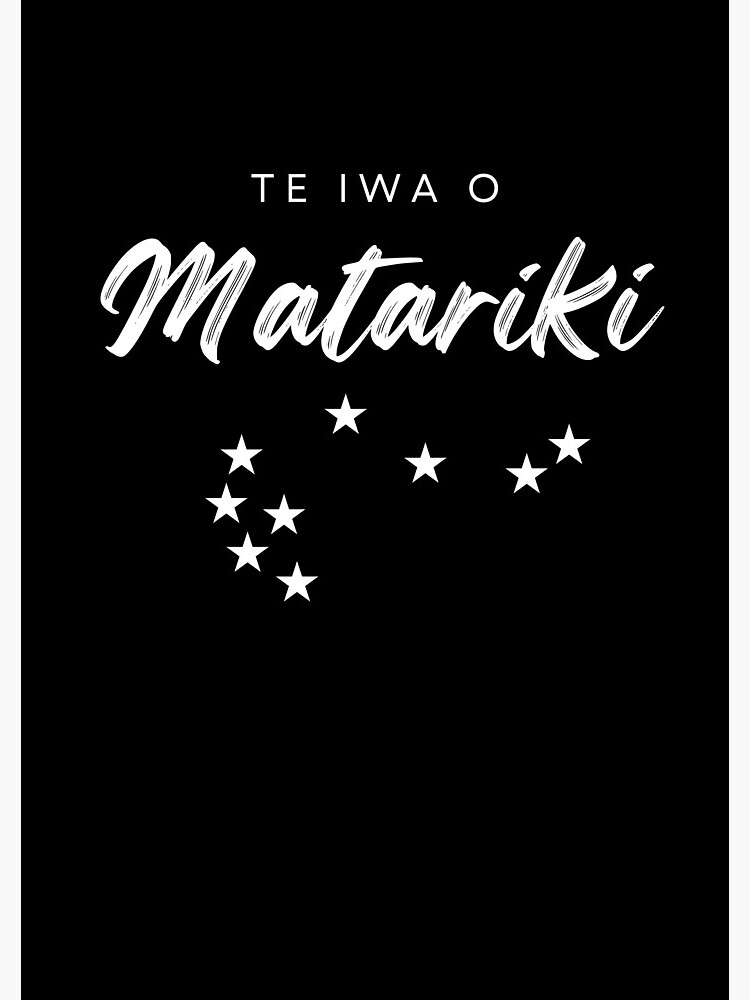 "Te Iwa O Matariki" Spiral Notebook by AtarangiDesigns | Redbubble