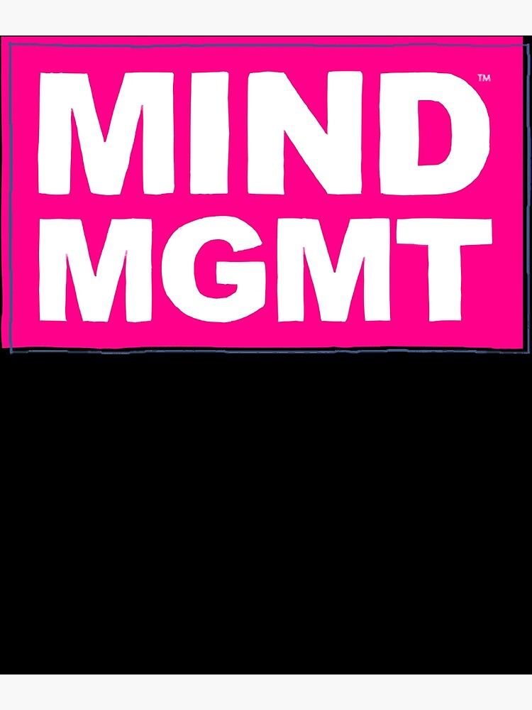 "MIND MGMT logo " Poster for Sale by VanKuzi | Redbubble