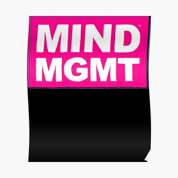 "MIND MGMT logo " Poster for Sale by VanKuzi | Redbubble