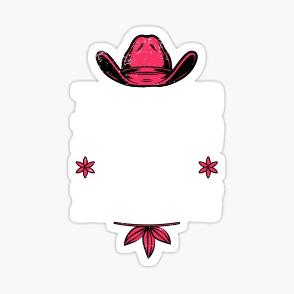 "Rodeo Western Cowboy Wild West" Sticker for Sale by Luet1992 | Redbubble