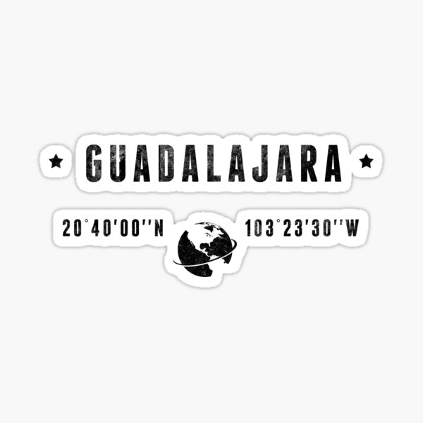 "Guadalajara" Sticker for Sale by capricedefille | Redbubble