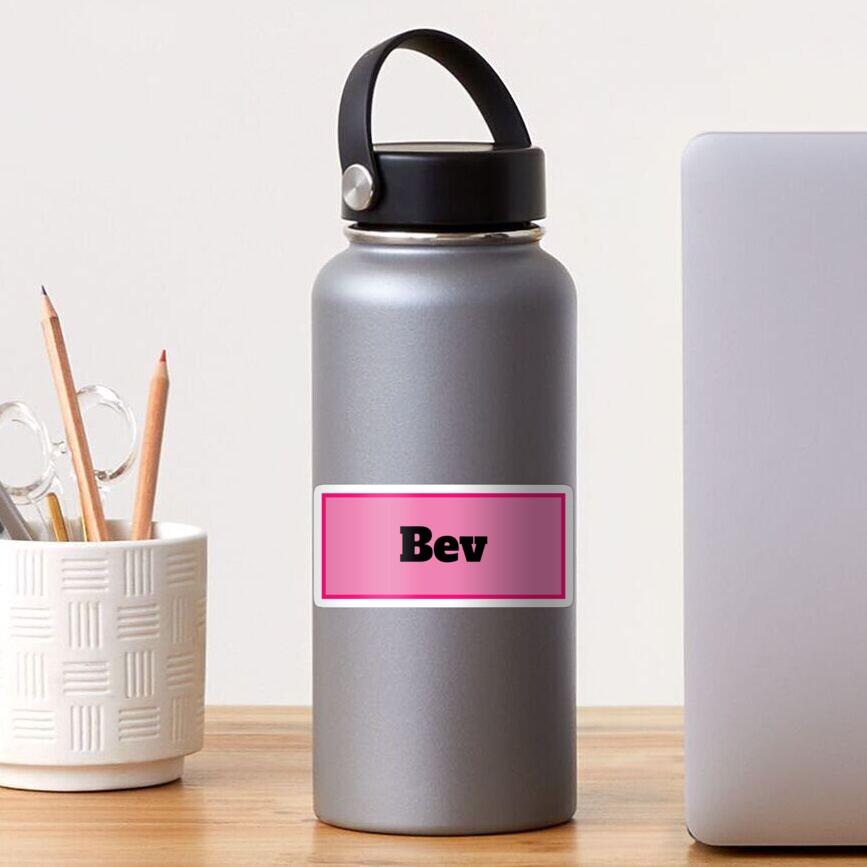 "Bev Name" Sticker by NameMatters | Redbubble