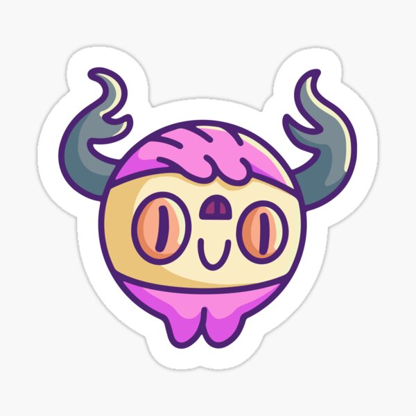 "Cute Pink Monster Design Vector" Sticker for Sale by yudabento | Redbubble
